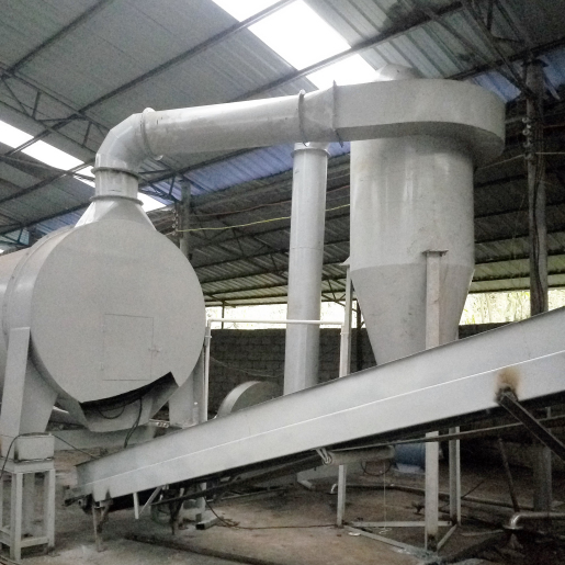 Oil Palm Fibre Dryer - Rotary Drying Machine - Rotary Dryer, Drum ...